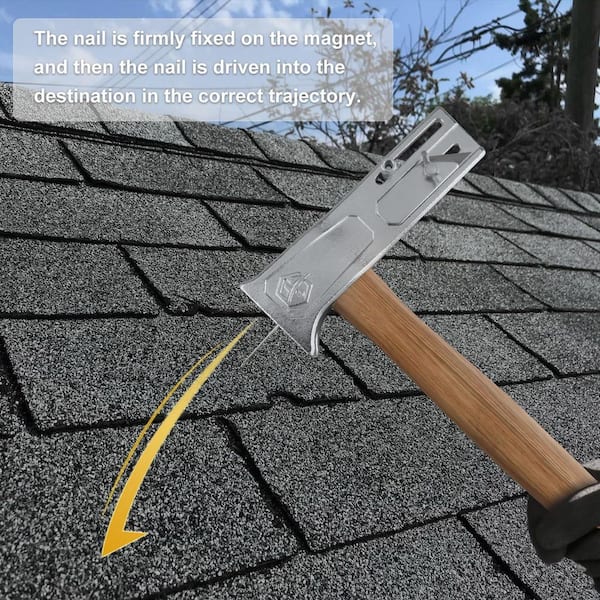 Laybus Iron Magnetic Roofing Hammer, Roof Ripper, Quick Installation of ...