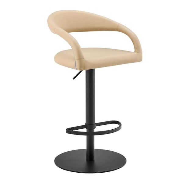 Armen Living Marlow Modern Contemporary Swivel Metal Adjustable Height ...