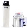 ISPRING Whole House Water Softener (45,000 Grains) and Under Sink ...