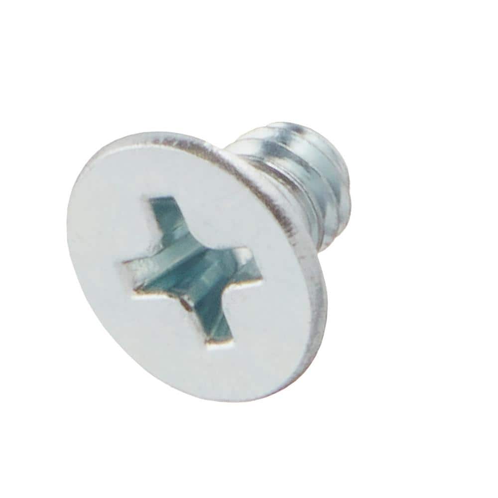 Everbilt M4-0.7x6mm Zinc Flat Head Phillips Drive Machine Screw 3 ...