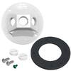 Commercial Electric Round Metal Weatherproof Electrical Lamp Holder ...