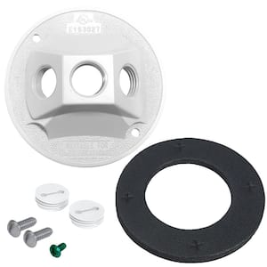 Commercial Electric Round Metal Weatherproof Electrical Lamp Holder ...