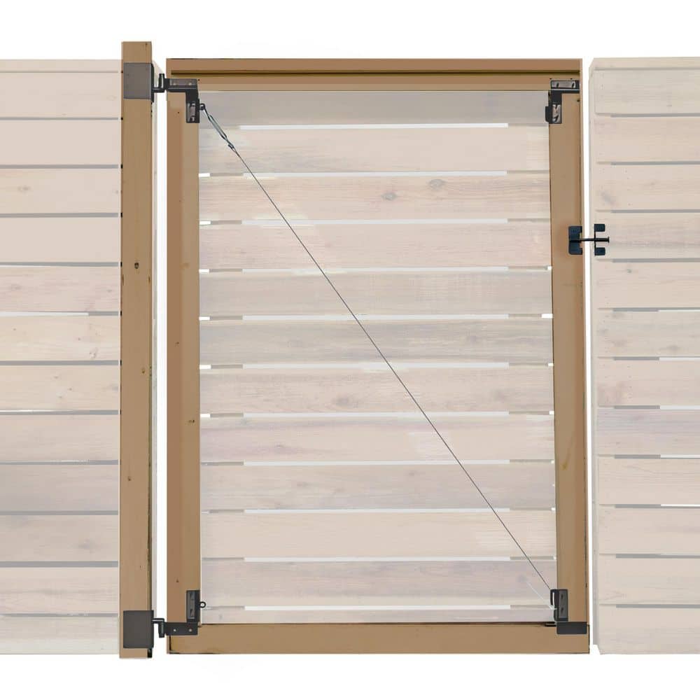 Adjust-A-Gate Adjust-a-Gate 72 in. W x 84 in. H Steel Gate Frame Kit ...