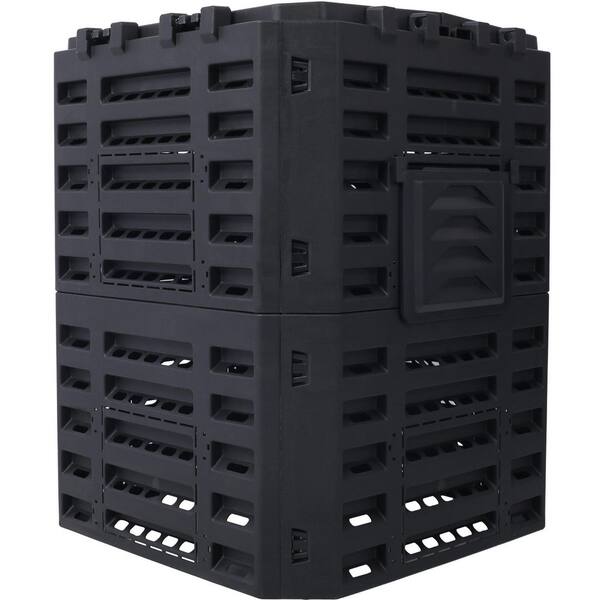 Miscool Ami 90 Gal. (340L) Recycled Plastic Lightweight Garden Compost ...