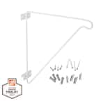 Everbilt Adjustable Steel Shoe Shelf Support Bracket (2-Pack) 90235 ...