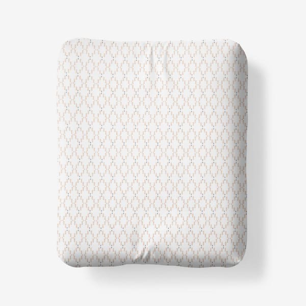 The Company Store Company Cotton Feliciana Geo Garment Wash Clay King ...