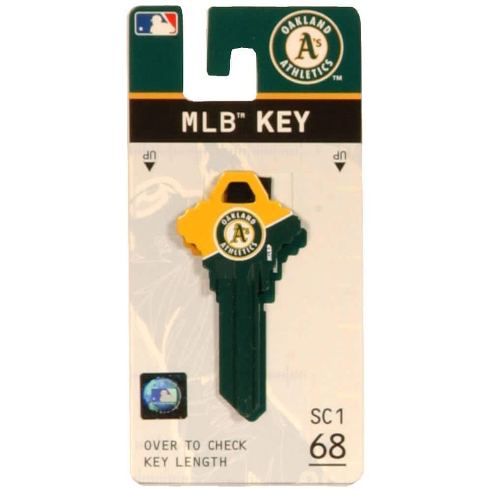 Hillman #68 MLB Oakland Athletics Key Blank 89640 - The Home Depot
