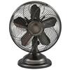 Optimus 12 in. Oscillating Antique Personal Table Fan 98579751M - The ...