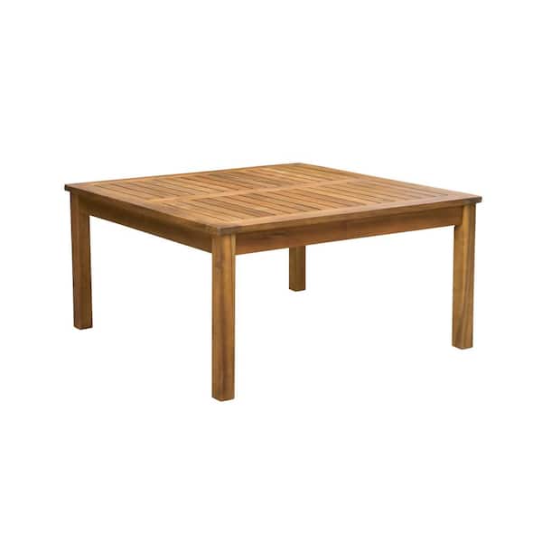 CHRISTOPHER KNIGHT HOME Giancarlo Square Wood Outdoor Patio Coffee ...