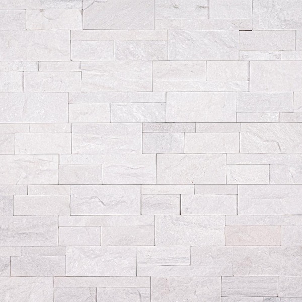 Quartzite Wall Tile Spa White Velvet Quartzite 8x24 Mission Stone