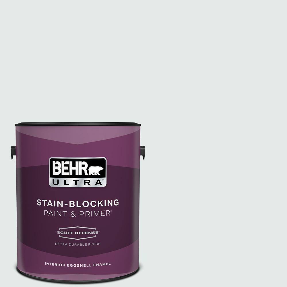 BEHR ULTRA 1 gal. #PWN-27 Blue Opal Extra Durable Eggshell Enamel ...