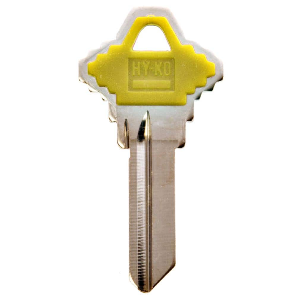 HY-KO Keyblank Schlage LCK Yellow 13005SC1PY - The Home Depot