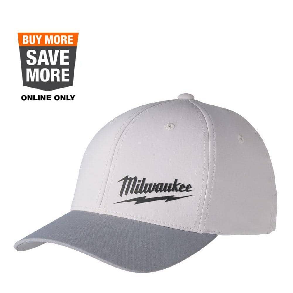 Milwaukee Small/Medium Gray WORKSKIN Fitted Hat 507G-SM - The Home Depot
