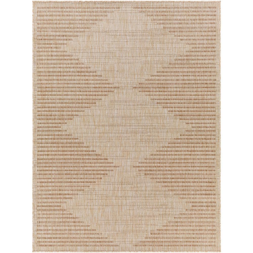 Livabliss Bela Tan 5 ft. x 7 ft. Global Indoor/Outdoor Area Rug ...