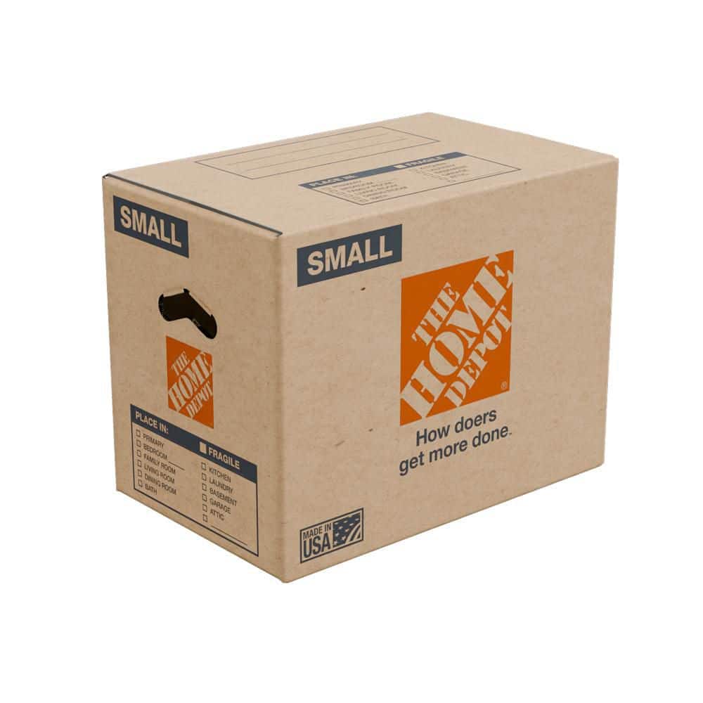 The Home Depot 16 in. L x 10 in. W x 12 in. D Small Moving Shipping and ...