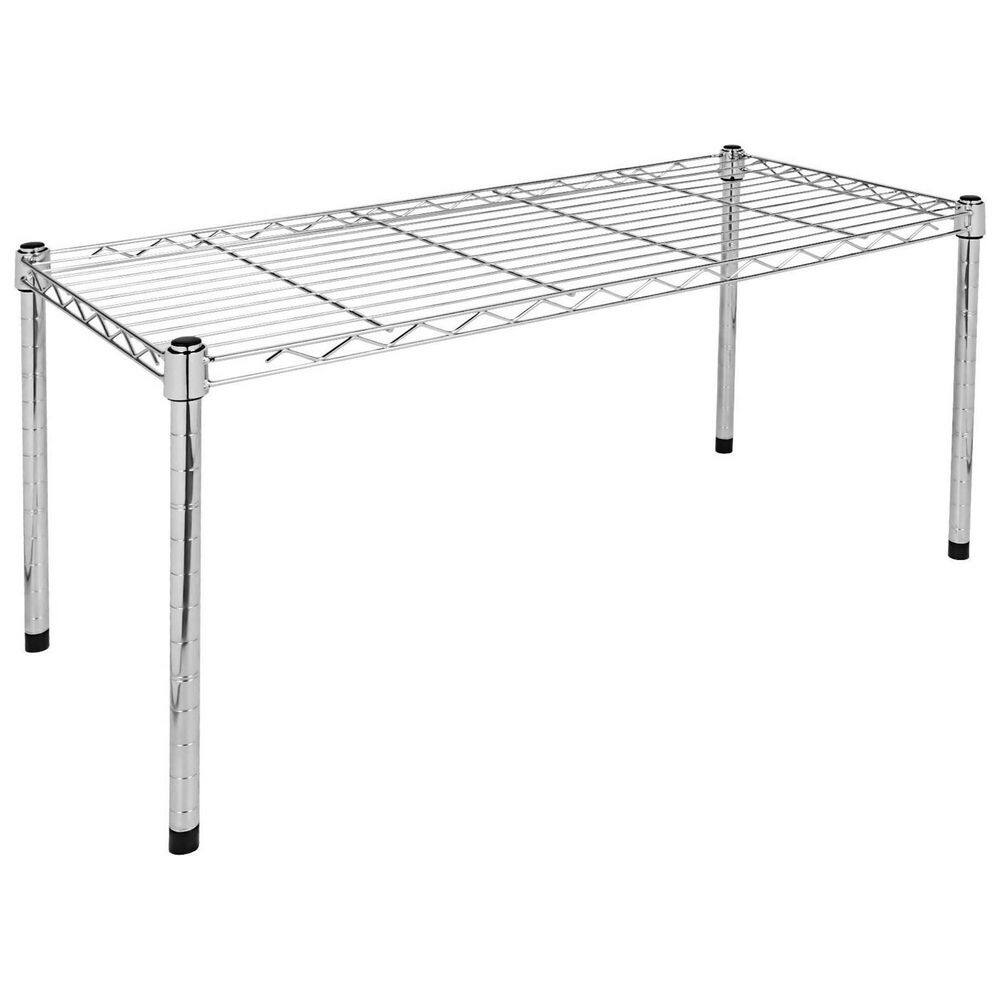Otryad Kitchen Pantry, 1-Tier Shelving Unit, Steel Organizer Wire Rack ...