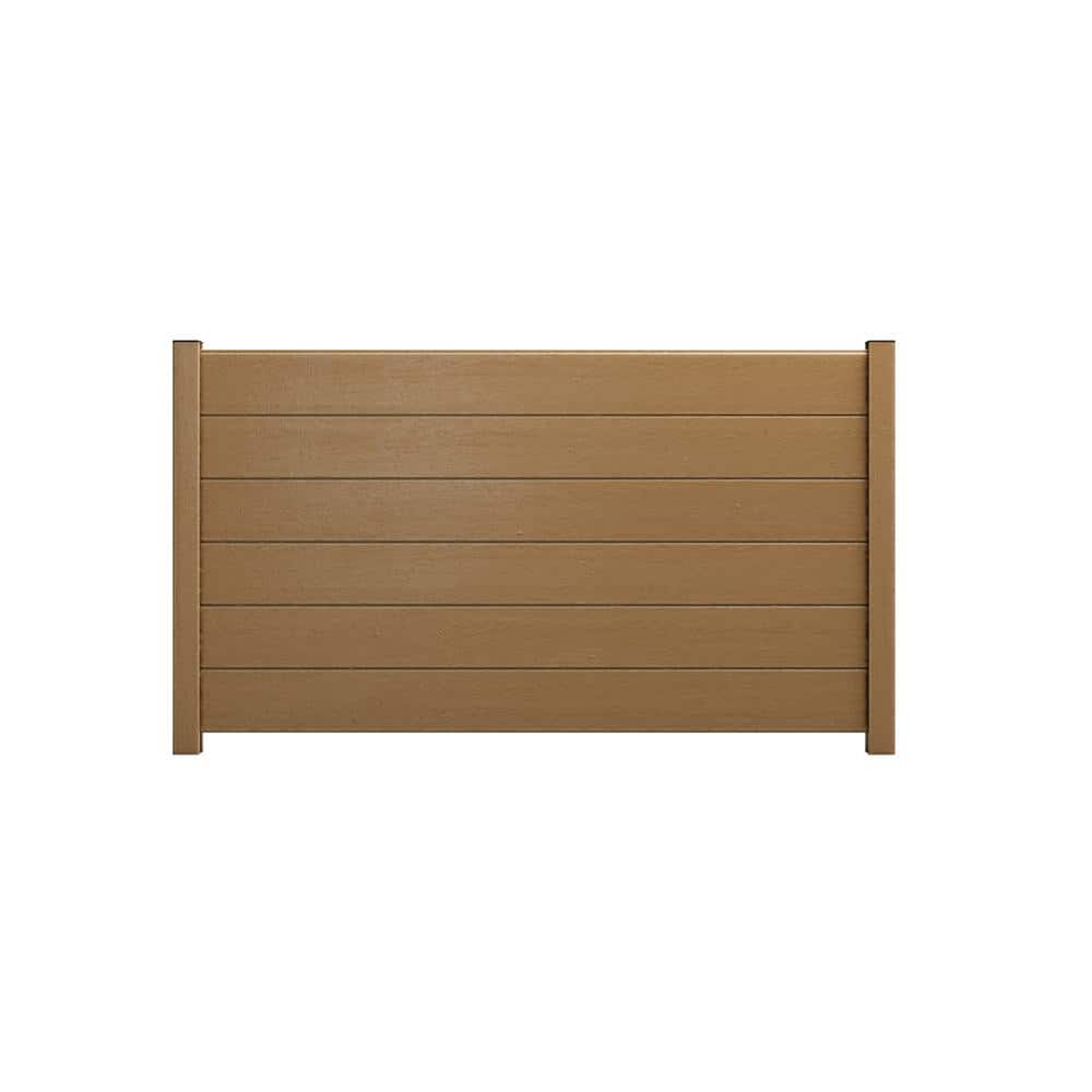 Natures Composites Composite Modern Horizontal Privacy Perimeter Fence ...