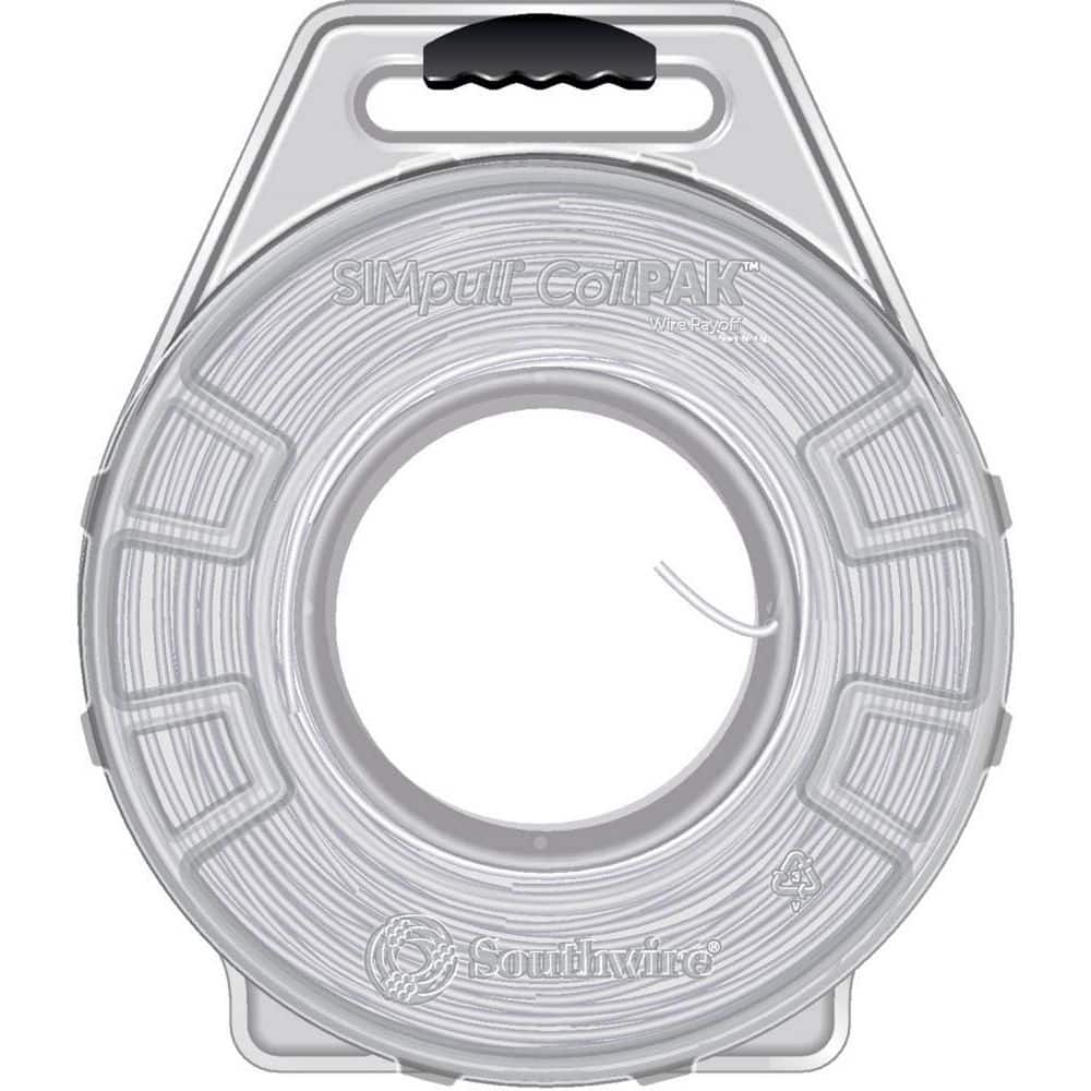 Southwire 2000 ft. White/Blue Stripe 12/1 SOL CU CoilPAK SIMpull THHN ...