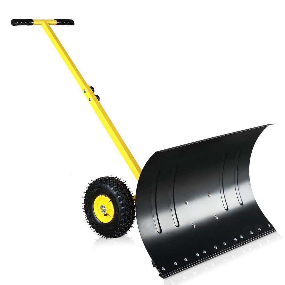 Karl home 14.9 in. Plastic Handle Steel Snow Shovel 929074342338 - The ...