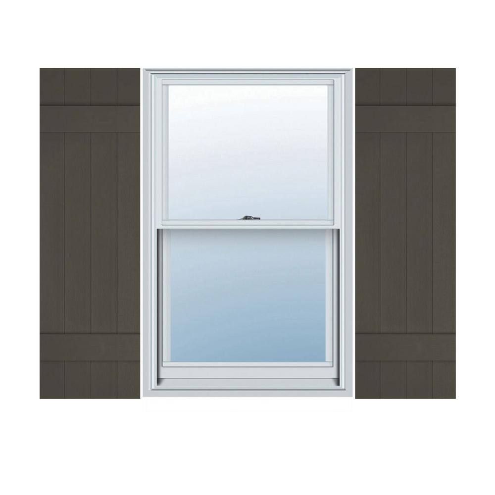 Builders Edge 14 in. W x 51 in. H Vinyl Exterior Joined Board and ...