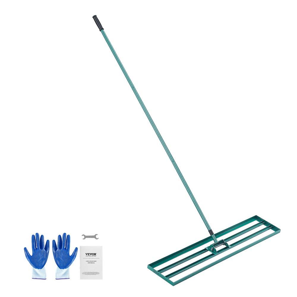 VEVOR Lawn Leveling Rake 48 in. x 10 in. Level Lawn Tool Heavy-duty ...