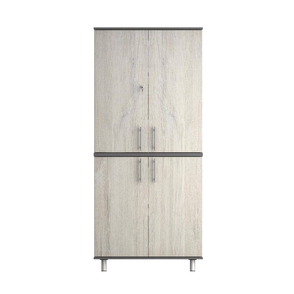 Inval KRATOS 31.5 in. W x 70.9 in. H x 19.7 in. D 5-Shelf Garage ...