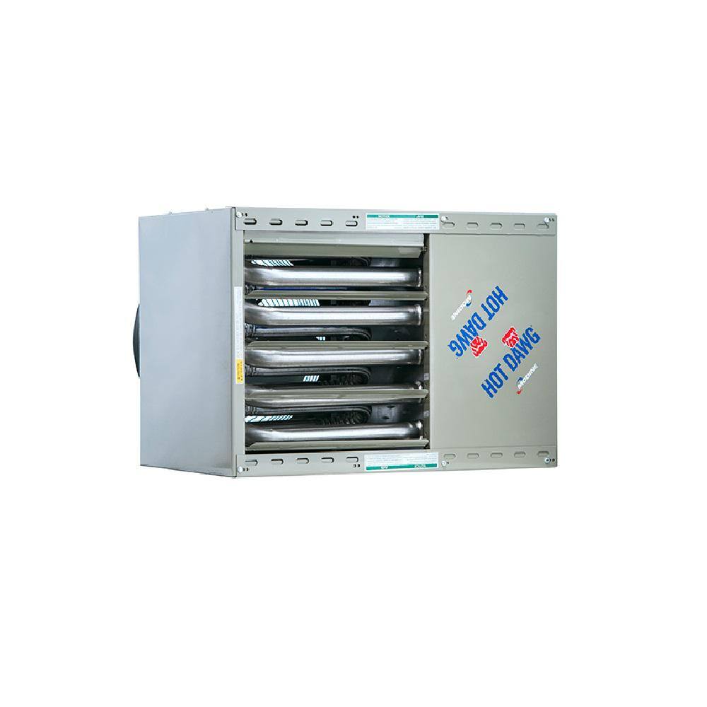 Modine Hot Dawg 75,000 BTU Natural Gas Garage Ceiling Heater ...