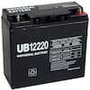 UPG 12-Volt 22 Ah T4 Terminal Sealed Lead Acid (SLA) AGM Rechargeable ...