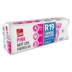 Owens Corning R-19 Unfaced Fiberglass Insulation Batt 15 in. x 105 in. A10Q