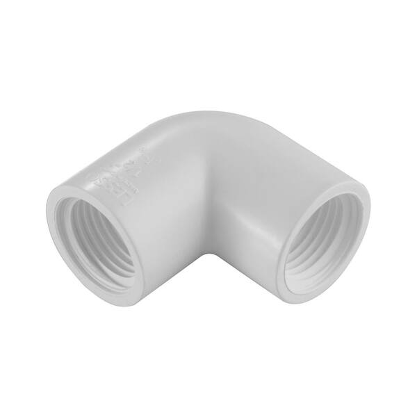 VPC 3/4 in. PVC Schedule 40 FPT x FPT 90-Degree Elbow Fitting 27-408 ...