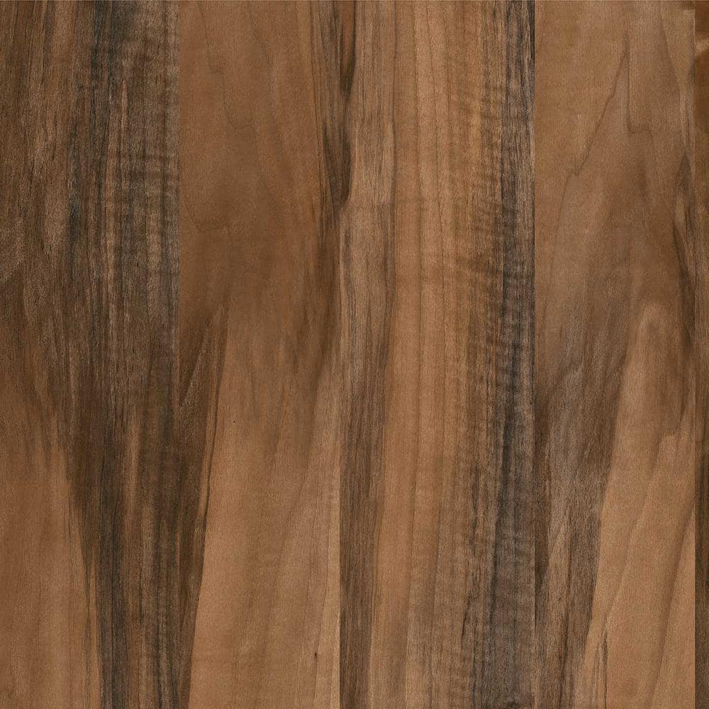 Wilsonart 5 ft. x 12 ft. Laminate Sheet in Planked Texas Walnut with ...