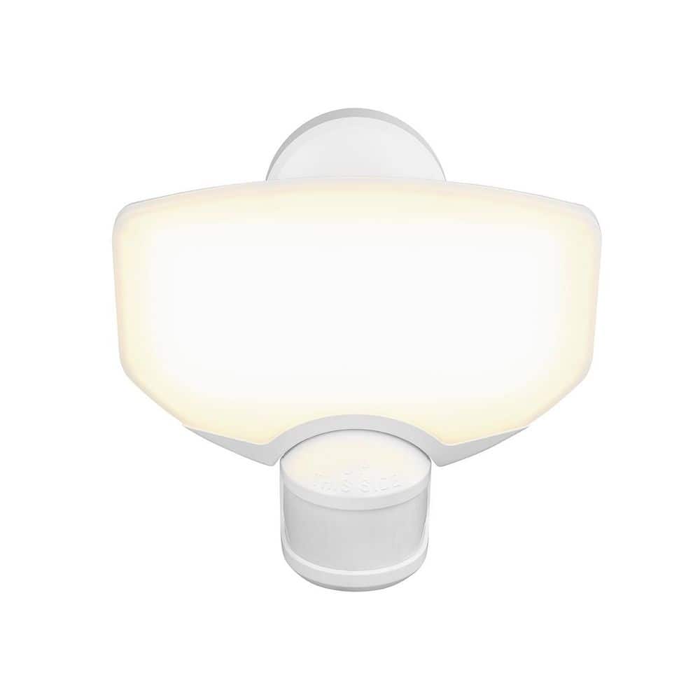 Defiant 65-Watt 7000 Lumen 240° White Motion Sensing Integrated LED ...