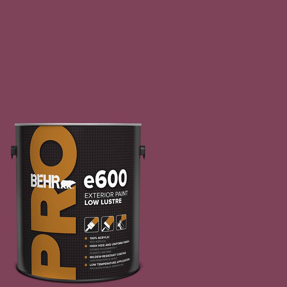 BEHR PRO 1 gal. #HDC-WR14-12 Cheerful Wine Low Luster Exterior Paint ...