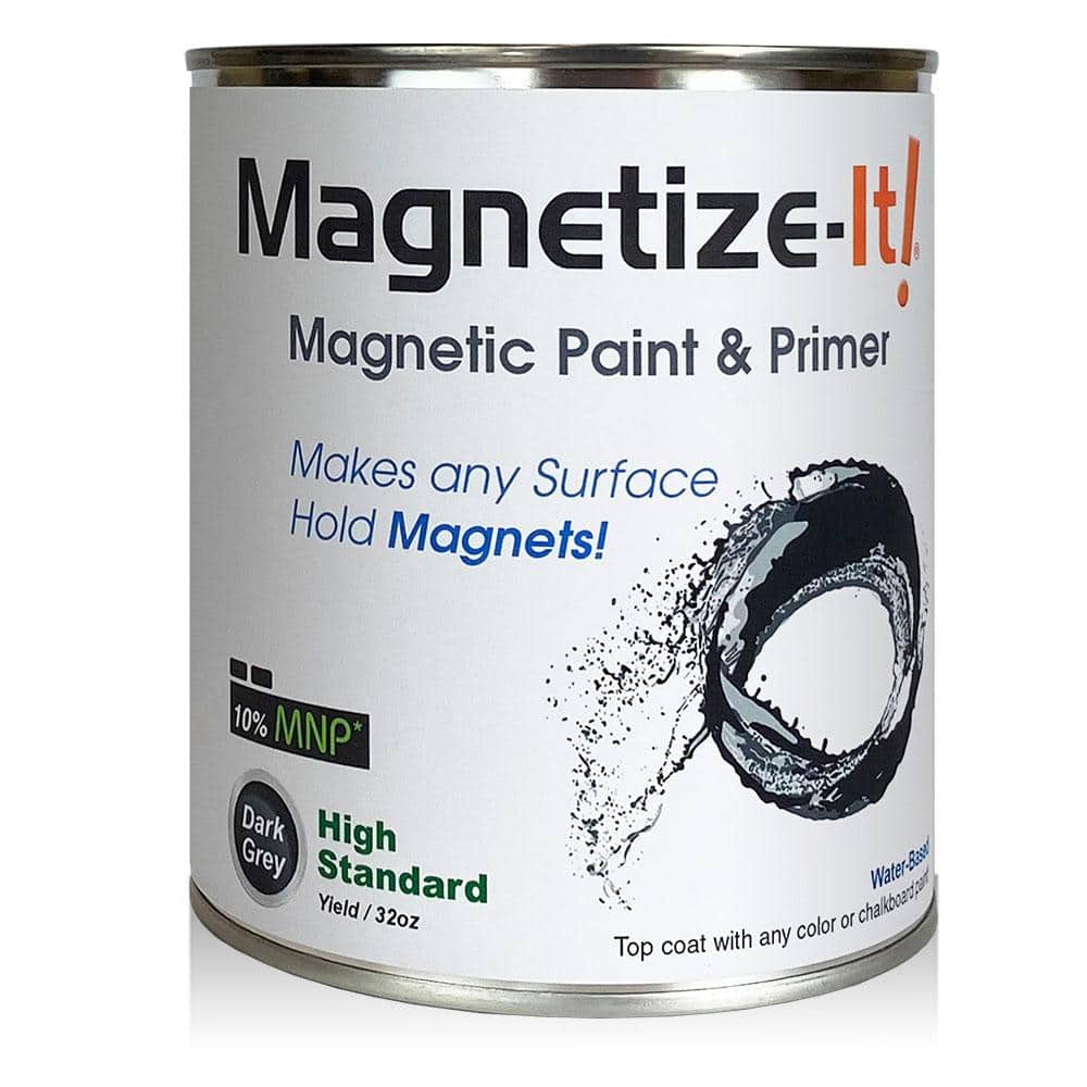 MAGNETIZE-IT! Magnetic Paint & Primer - High Standard Yield 32oz MIHYD ...