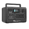 BLUETTI 700W Continuous/1400W Peak Output Power Station EB55 Gray Push ...
