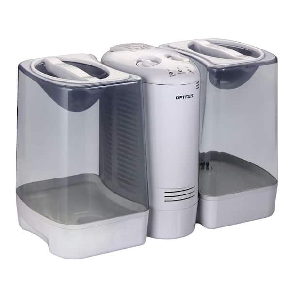Optimus 3.5 gal. Warm Mist Humidifier with Wicking Vapor System U32030 ...