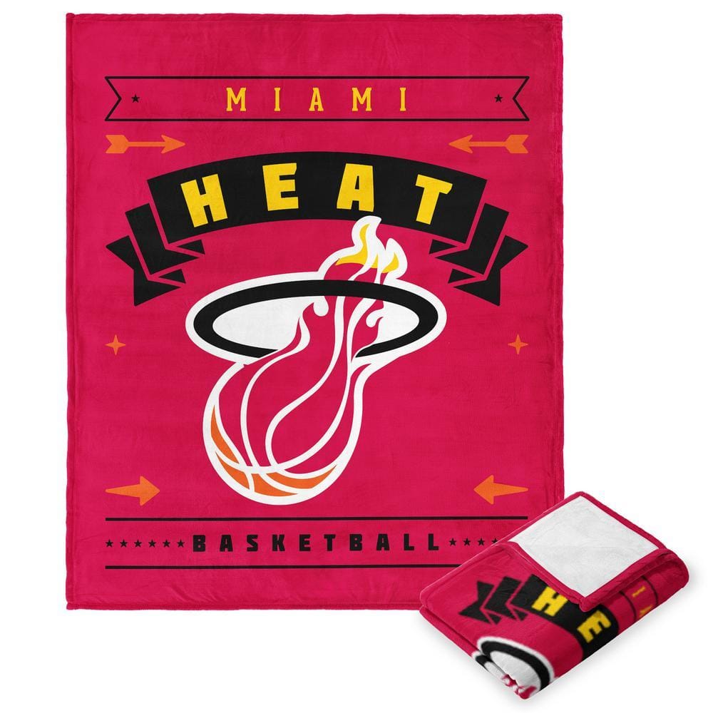 THE NORTHWEST GROUP NBA Hardwood Classic Heat Multicolor Polyester Silk ...