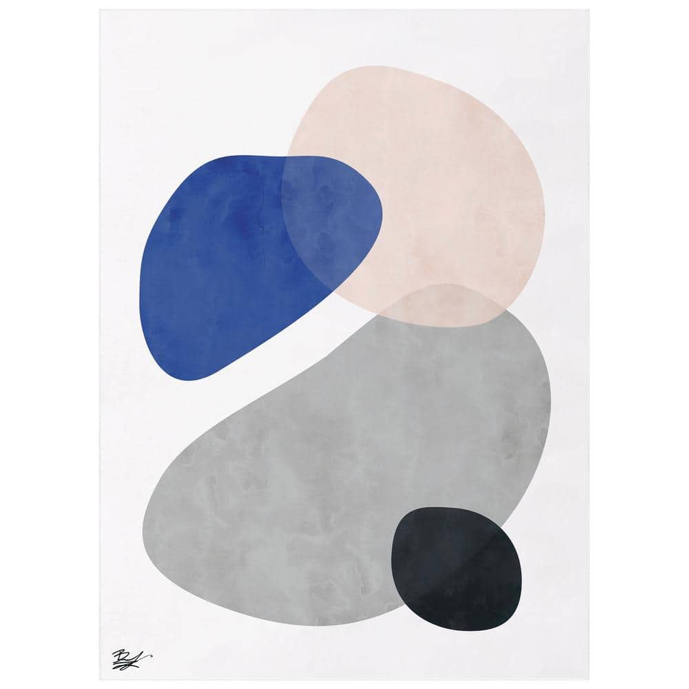 Empire Art Direct Multi-Colored 8' x 10' Stone I Washable Abstract Art ...