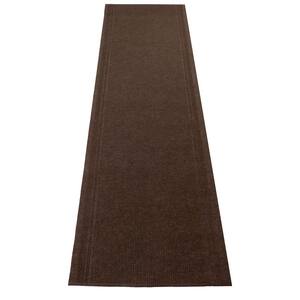 Tracker Indoor/Outdoor Hallway Runner Rug 3 ft. W x 7 ft. L Charcoal ...