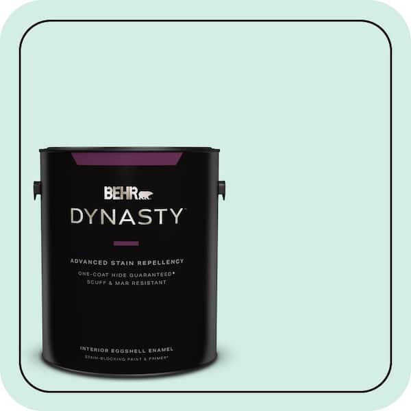 BEHR DYNASTY 1 gal. #490C-2 Adriatic Mist Eggshell Enamel Interior ...