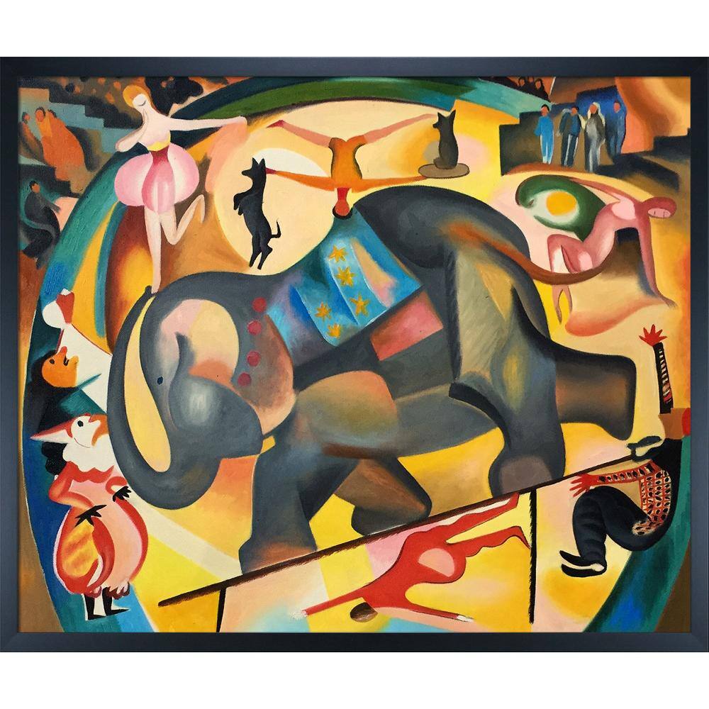 LA PASTICHE Elephant by Alice Bailly Studio Black Wood Framed People ...