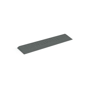EZ-ACCESS TRANSITIONS Angled Entry Mat, Black, 0.75 in. TAEMBLK01 0.75 ...