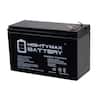 MIGHTY MAX BATTERY 12V 8Ah JohnLite CY-0112 7.5Ah Spotlight Battery ...