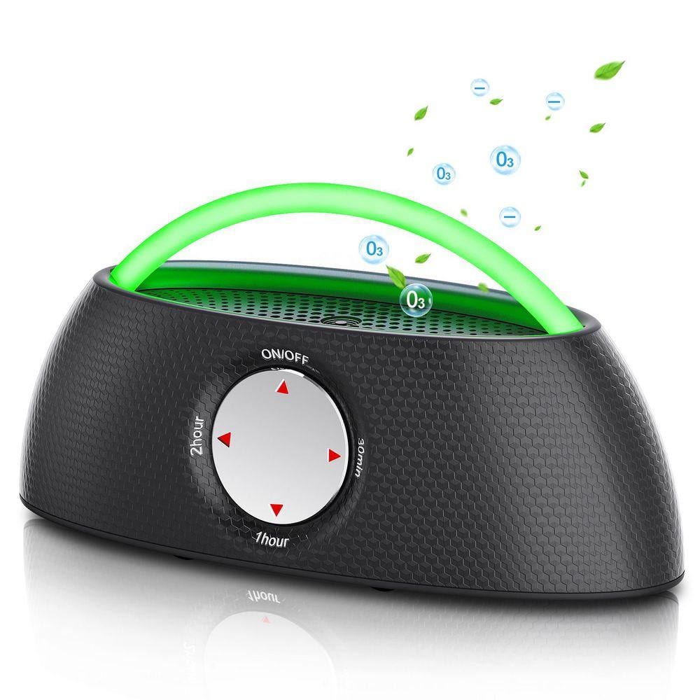 6,000 sq. ft. UV Ozone Generator in Black, 6,000 mg/h High Capacity ...