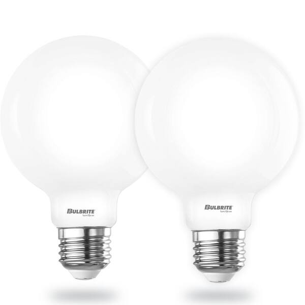 Bulbrite 9-Watt G25 LED Light Bulbs Warm Dimming 3000K (Soft White ...