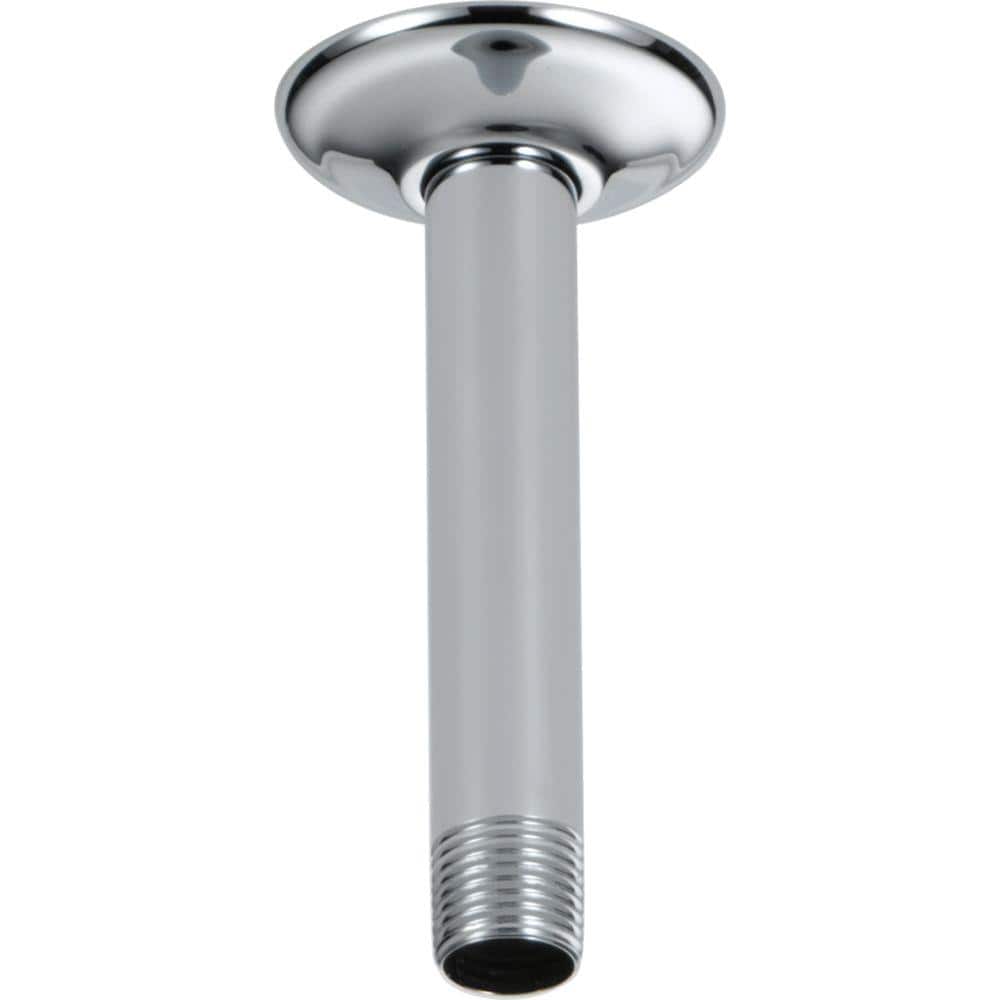 Delta Classic 6 in. Ceiling Mount Shower Arm and Flange in Chrome ...
