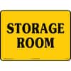 14 in. x 10 in. Storage Room Sign Printed on More Durable, Thicker ...