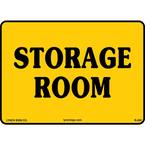 14 in. x 10 in. Storage Room Sign Printed on More Durable, Thicker ...