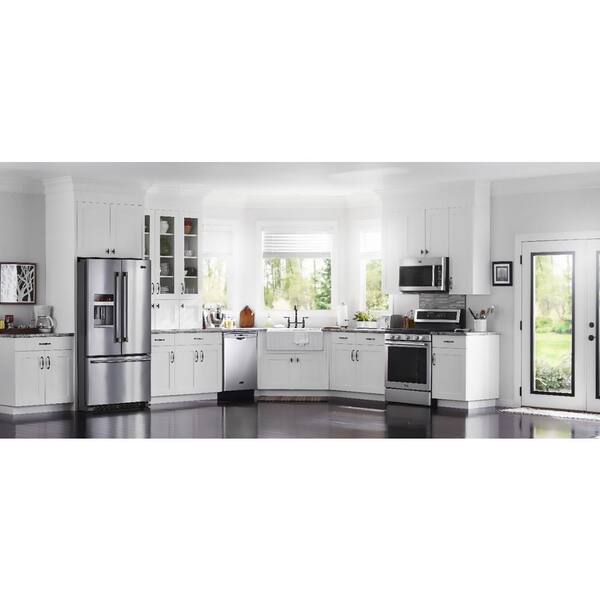 Maytag 25 cu. ft. French Door Refrigerator in Fingerprint Resistant ...