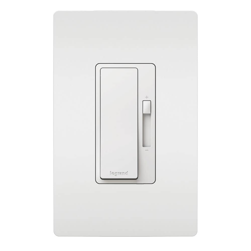 Legrand radiant 150W Rocker Dimmer and Wall Plate for LED/CFL/Halogen ...